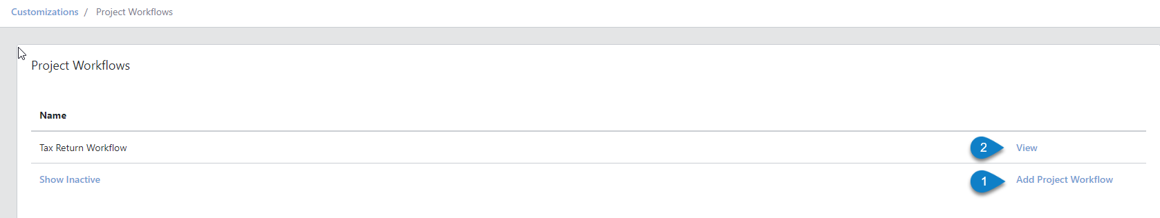 Project Workflows – Firm360