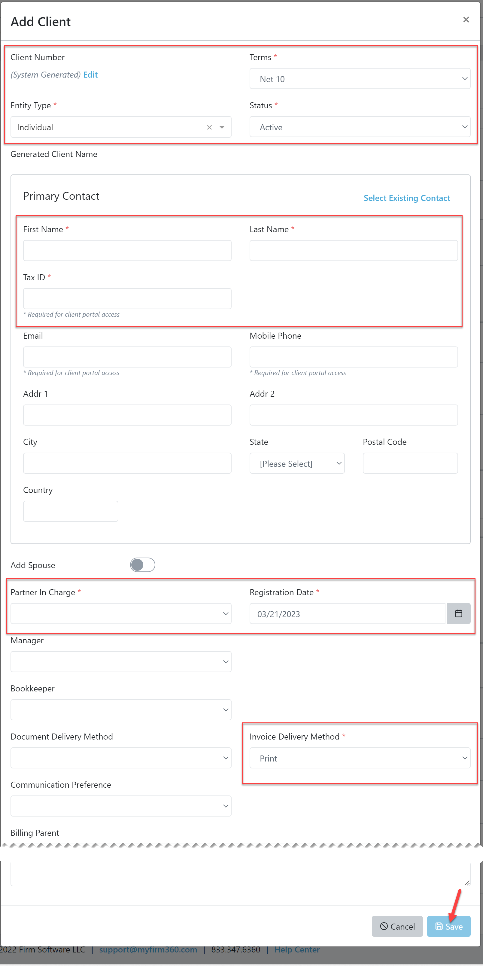 How To - Add an "Individual" Client – Firm360