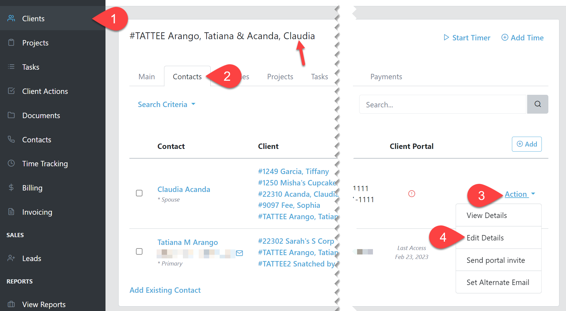 Client Nickname as Client Name – Firm360
