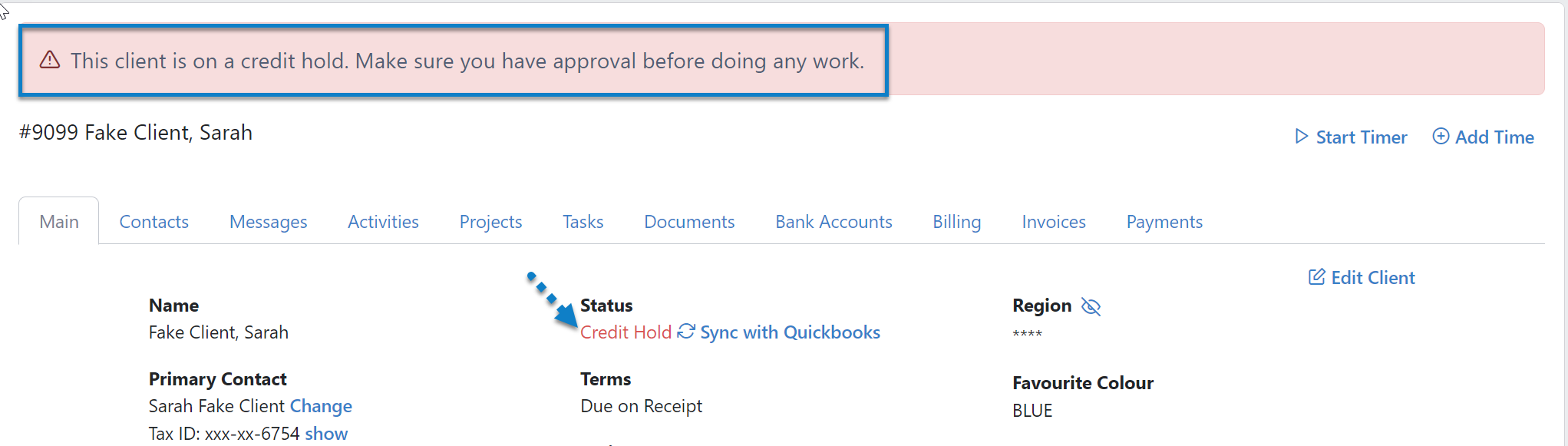 Client - Status – Firm360
