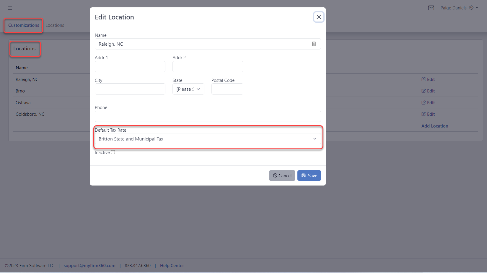 Customizations - Tax Rates (Configure and Apply Sales/Service Tax Rates ...