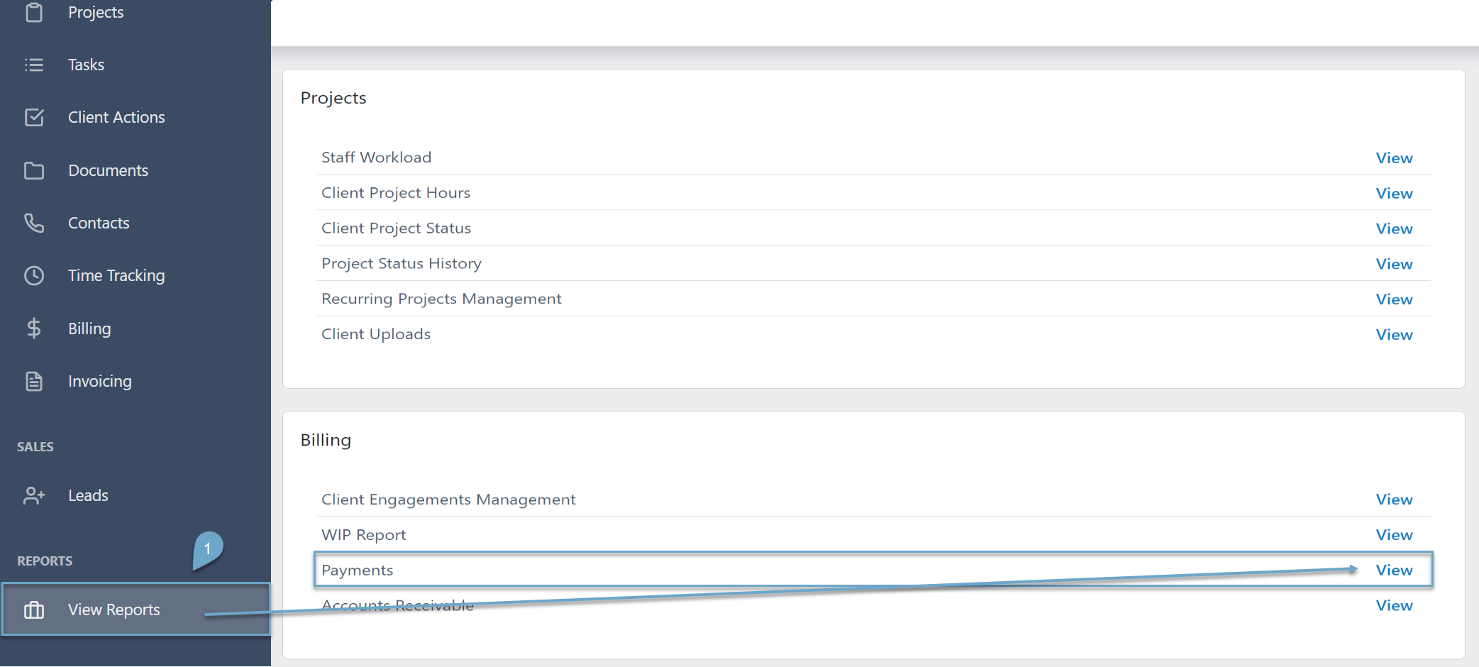 Billing - Payments – Firm360