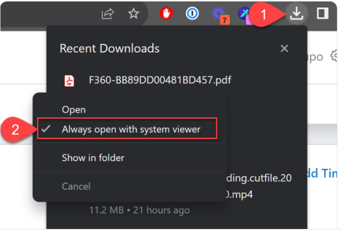How can documents automatically open PDF/Word/Excel documents in Adobe/word/Excel when ...