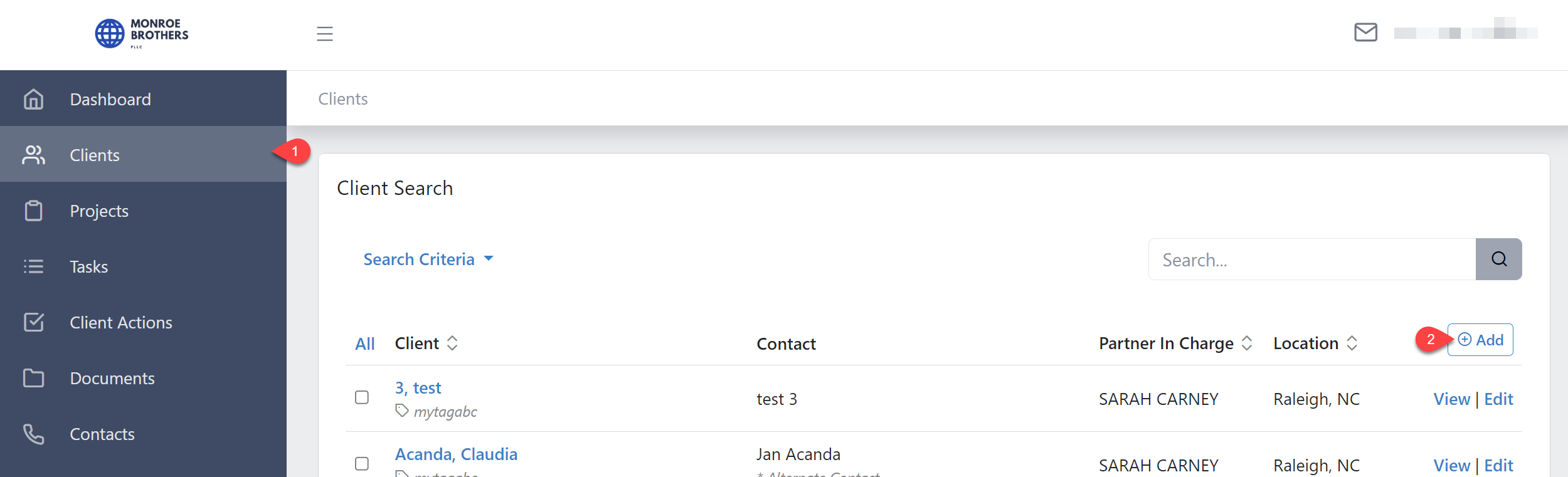 How To - Add a "Business" Client – Firm360