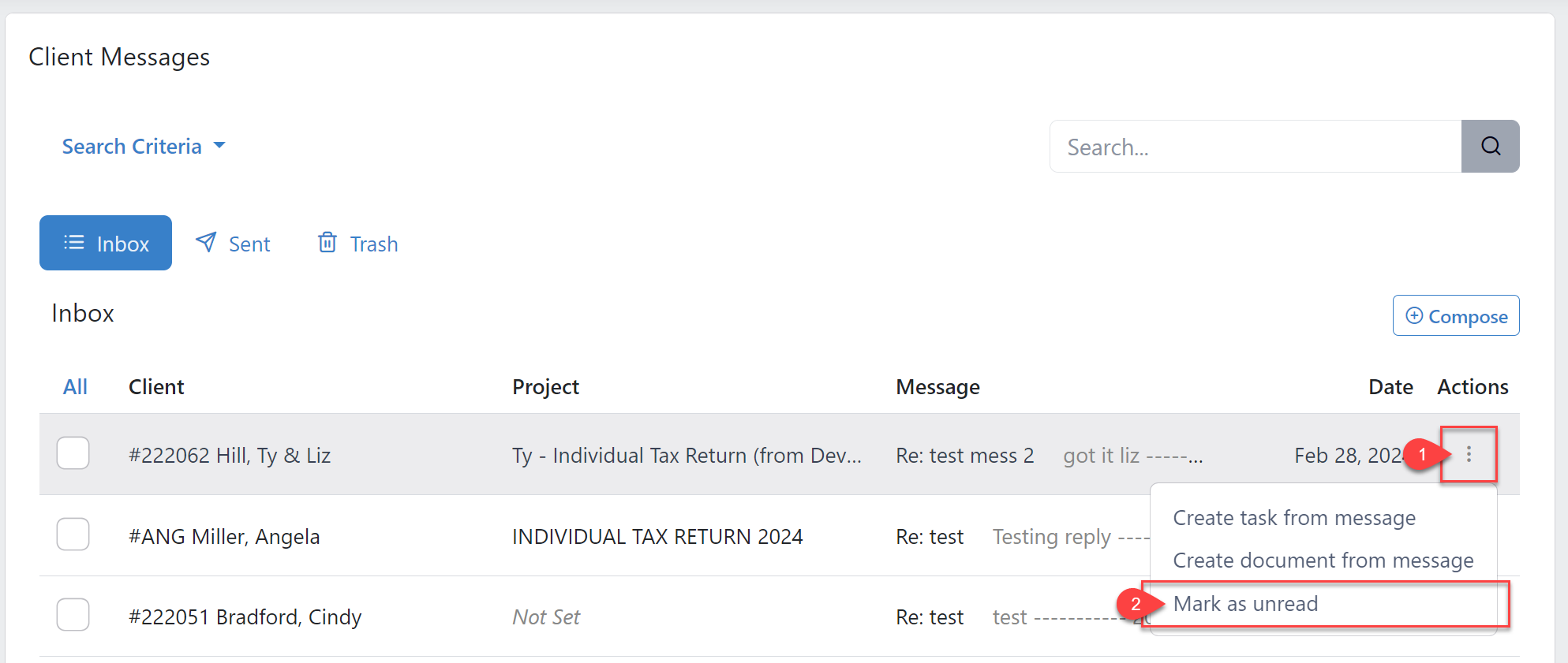 Client Messaging - Messaging Notifications and Managing – Firm360