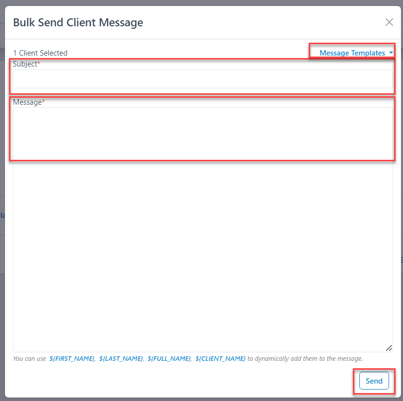 Client Messaging – Firm360