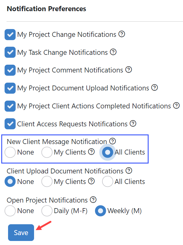 Client Messaging – Firm360