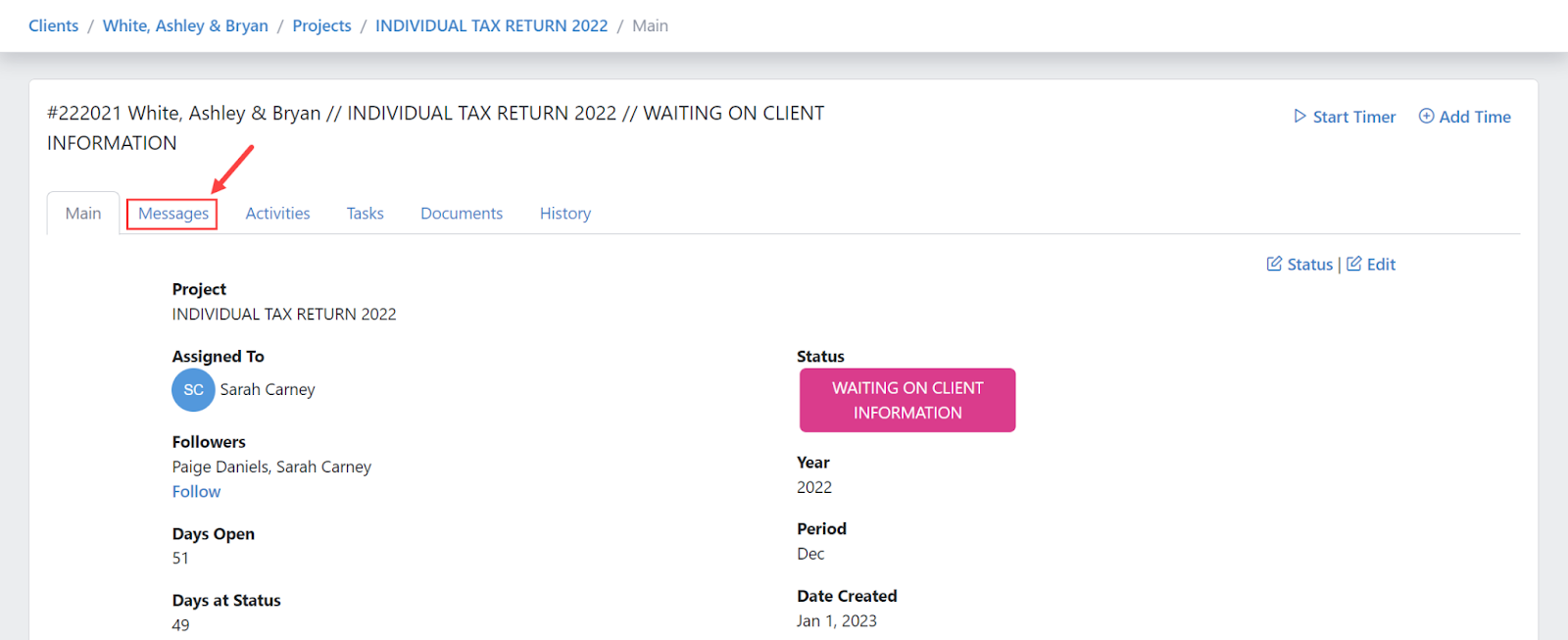 Client Messaging – Firm360