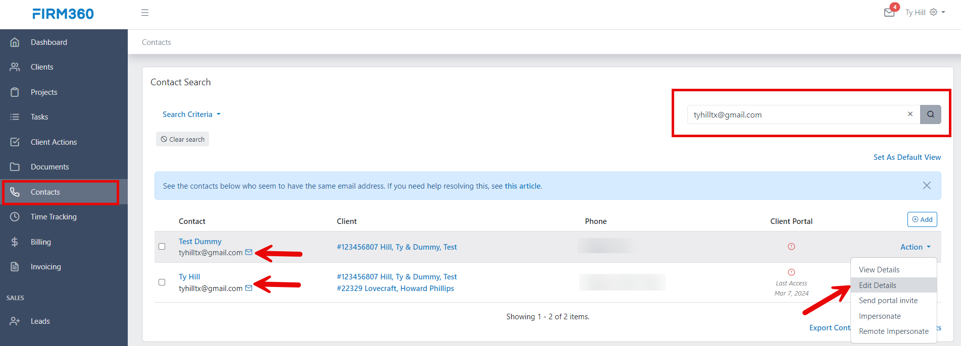 Client Portal - Unique Email Address – Firm360