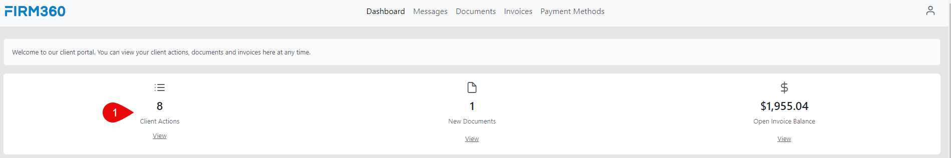 Client Portal - Client Action - Request Signature – Firm360