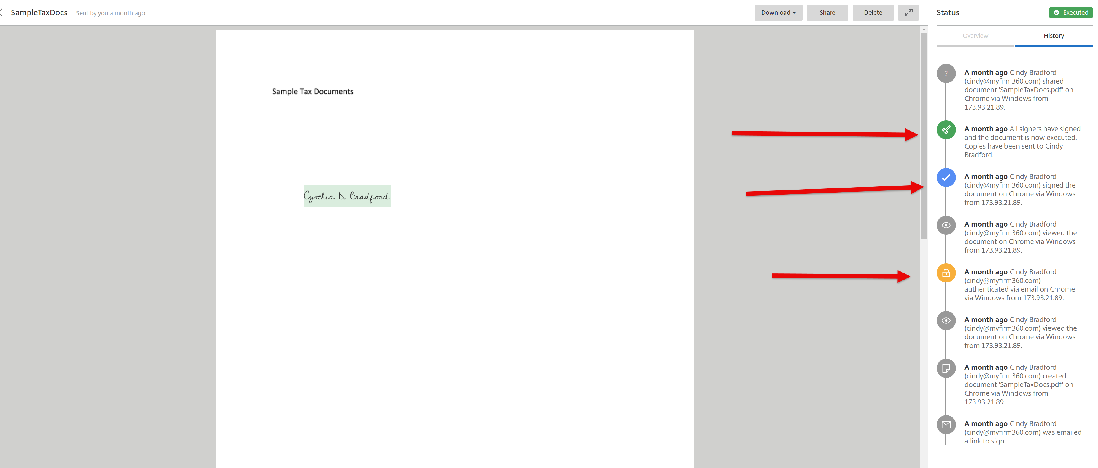 RightSignature - Requesting Signature(s) from Client(s) within Firm360 ...