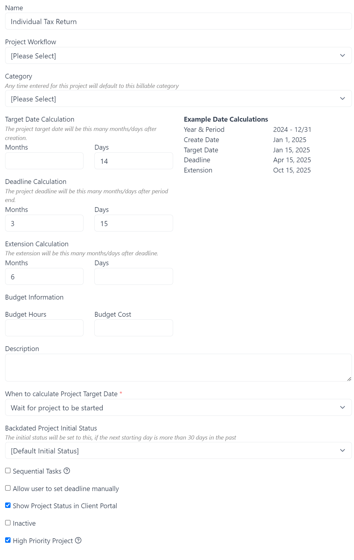 Project Templates – Firm360