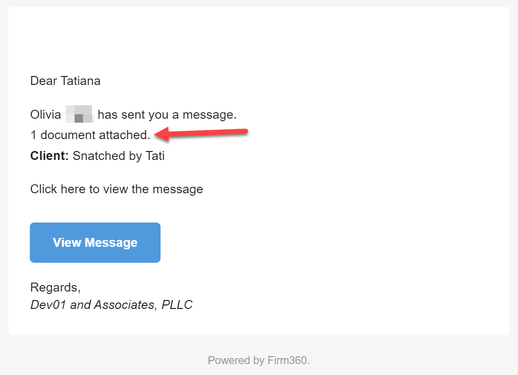 Client Messaging – Firm360