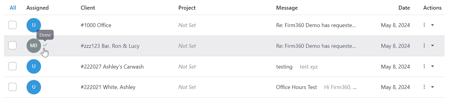 Client Messaging - Messaging Notifications and Managing – Firm360