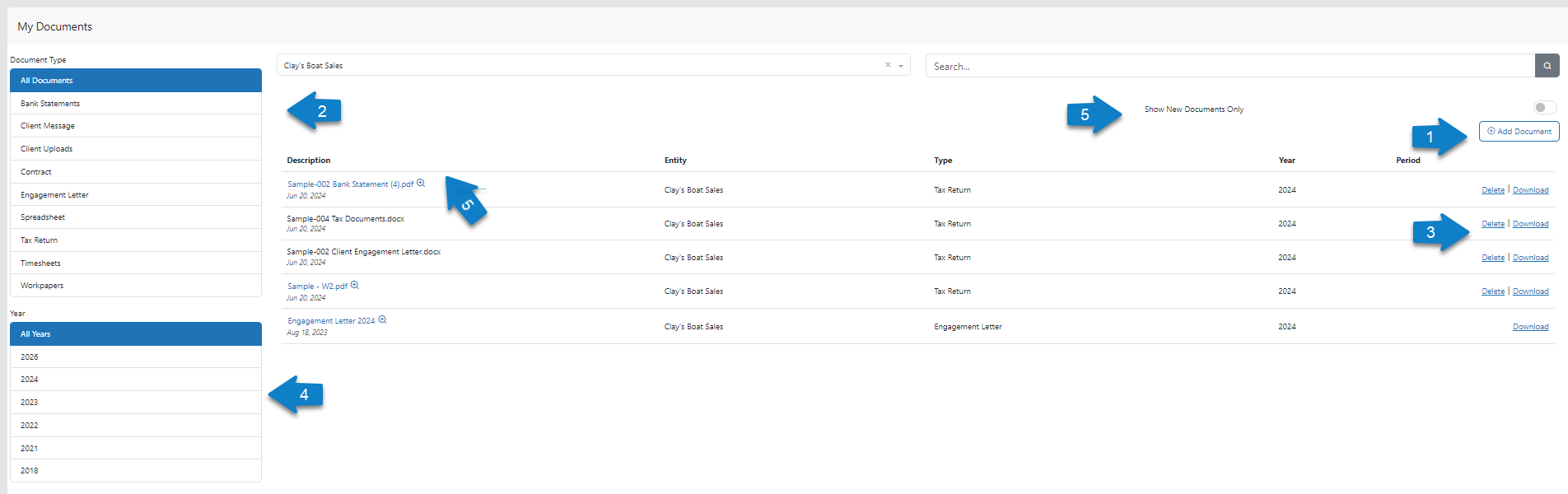 Client Portal - Dashboard – Firm360