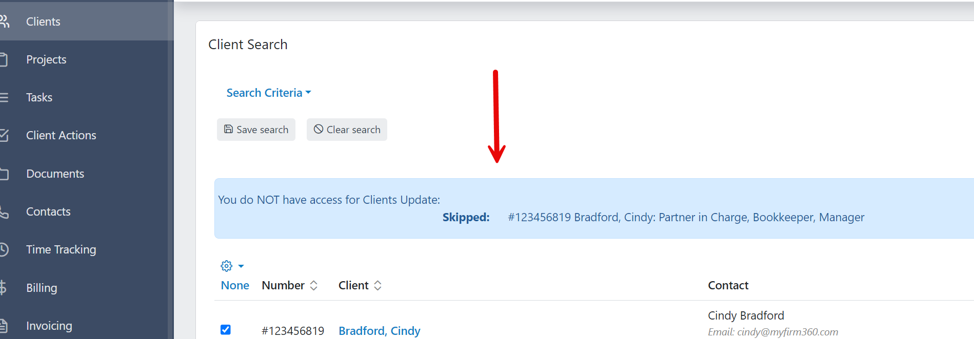 Bulk Update Clients – Firm360