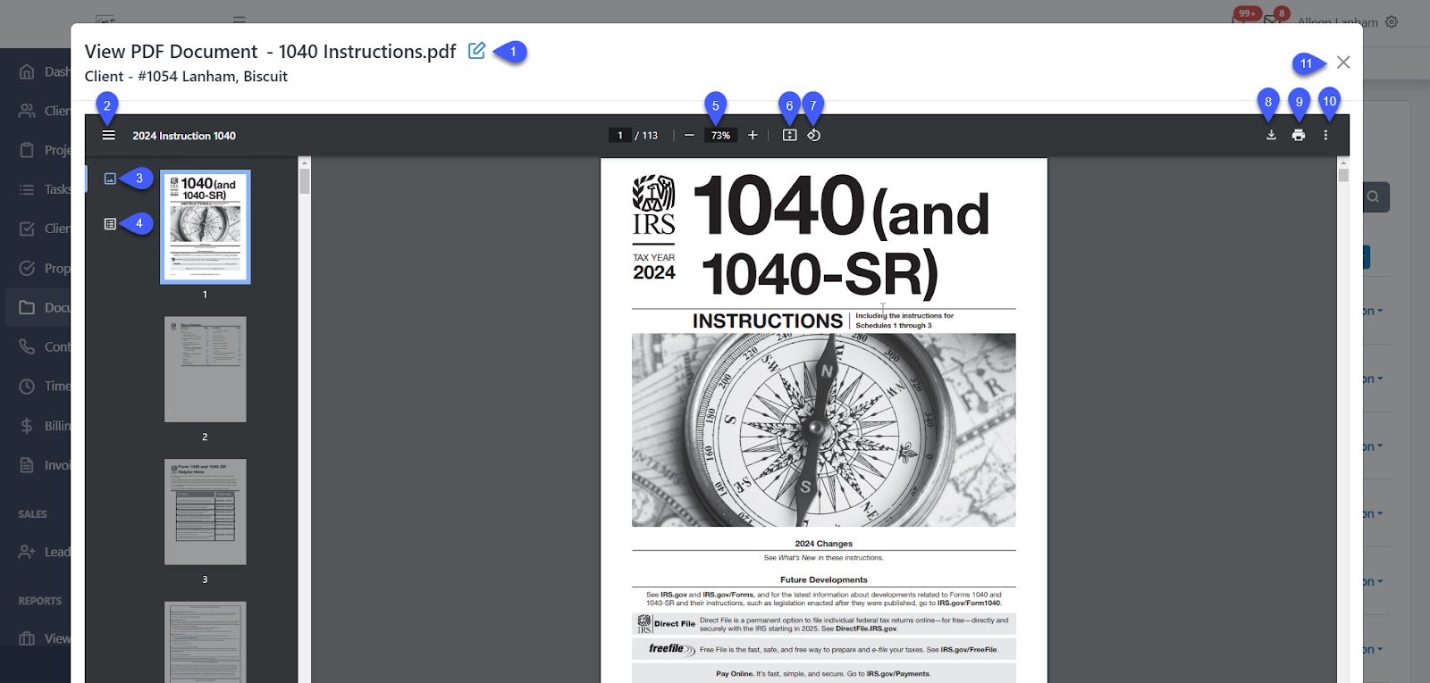 Documents- Viewing PDF Documents – Firm360