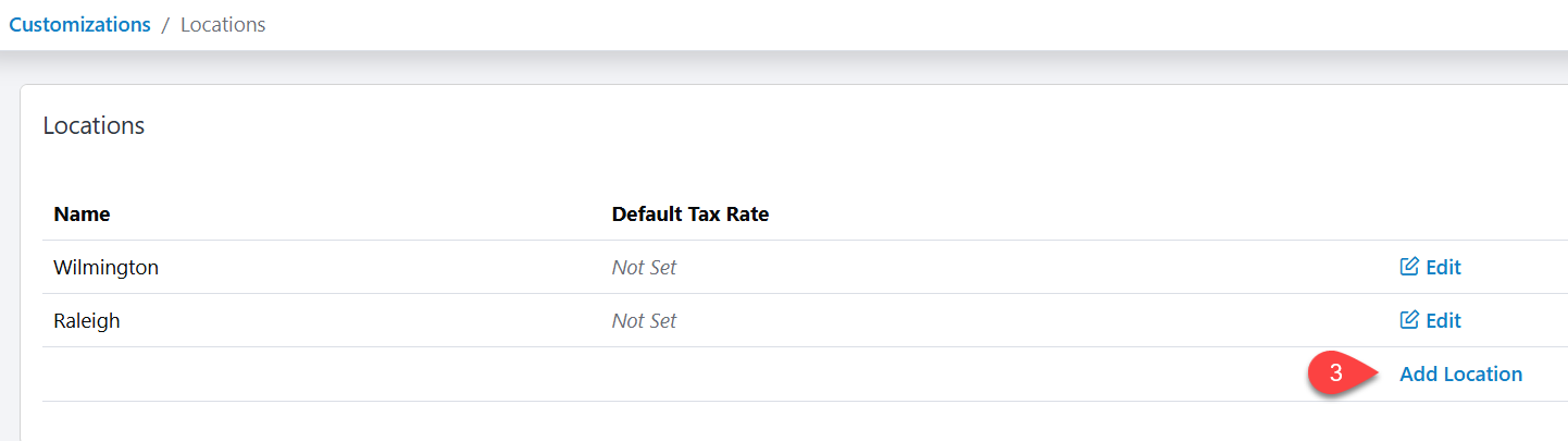 Customizations- Locations – Firm360