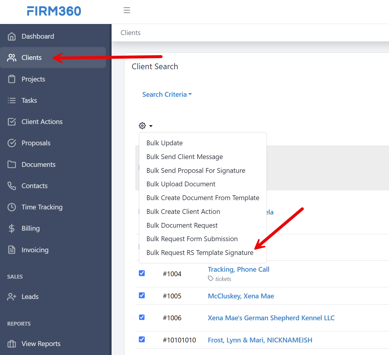 RightSignature - Bulk Signature Requests – Firm360