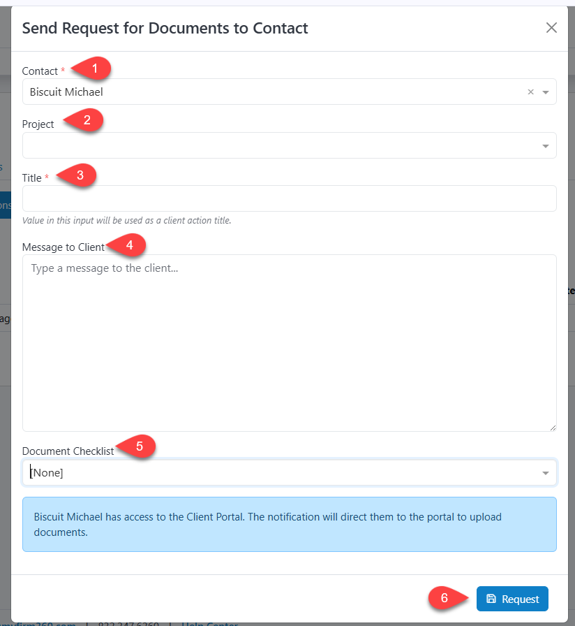 Documents- Document Checklist – Firm360