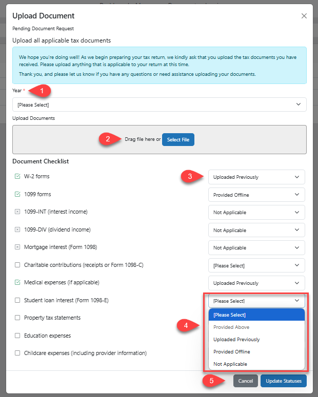 Managing Open Document Checklists: Firm Side and Client Side – Firm360