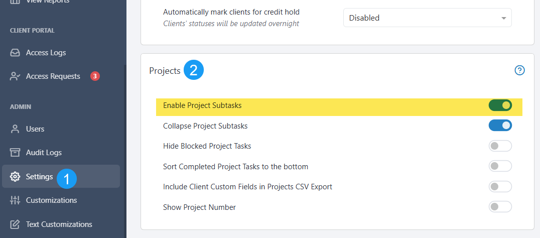 Enter Multiple Subtasks In a Project Template - Copy/Paste – Firm360