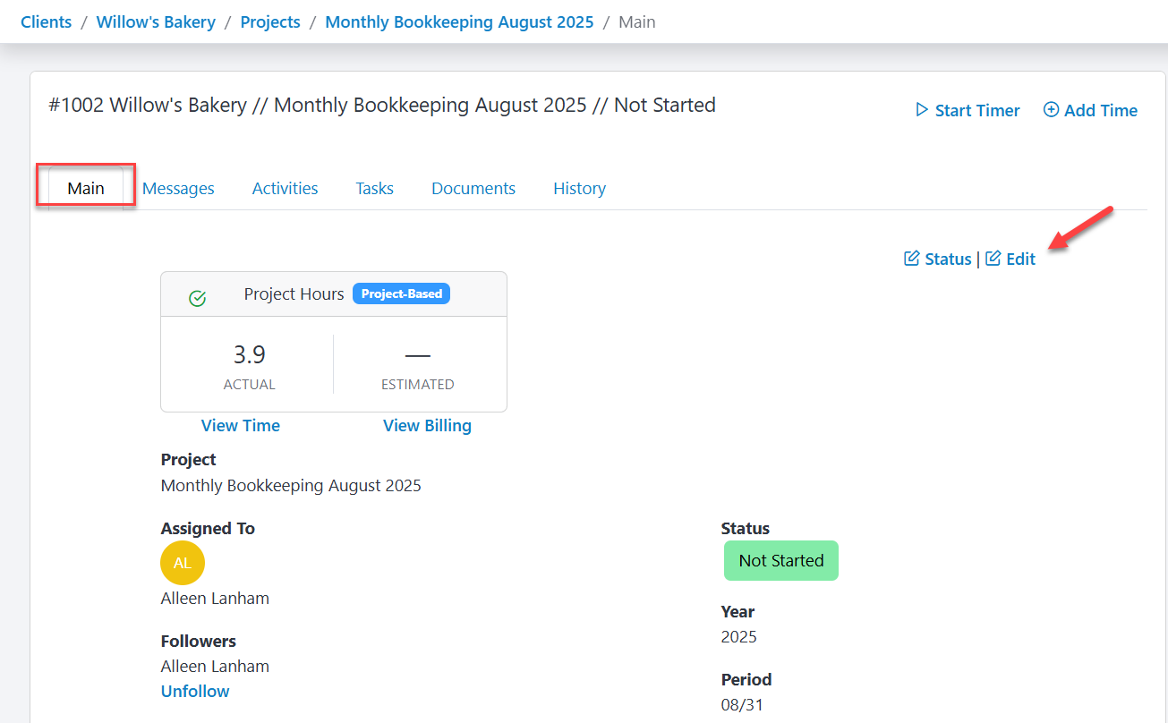 Projects: Task-Level Estimates – Firm360