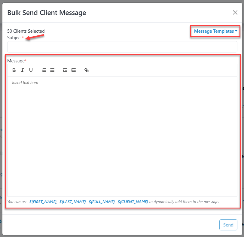 Client Messaging – Firm360