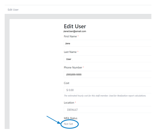 ADMIN Users - Reset Multi-Factor Authentication – Firm360