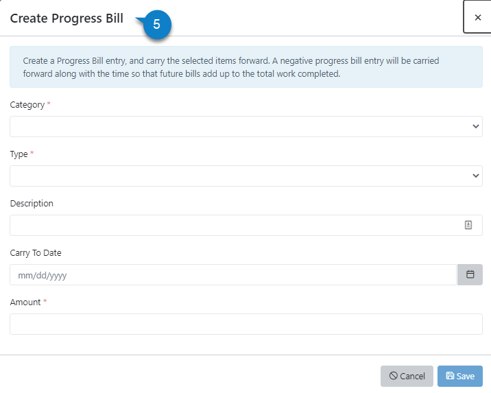 How to create a Progress Bill for time worked? – Firm360