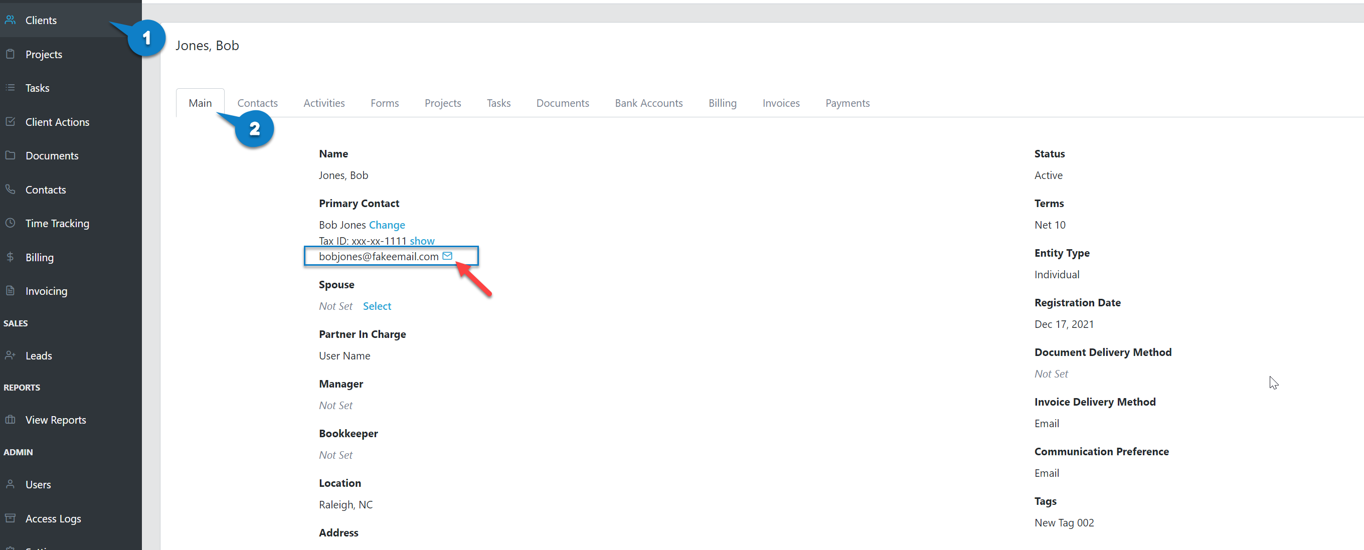 Contact E Mail Icon Opens Send Email Window Firm360 